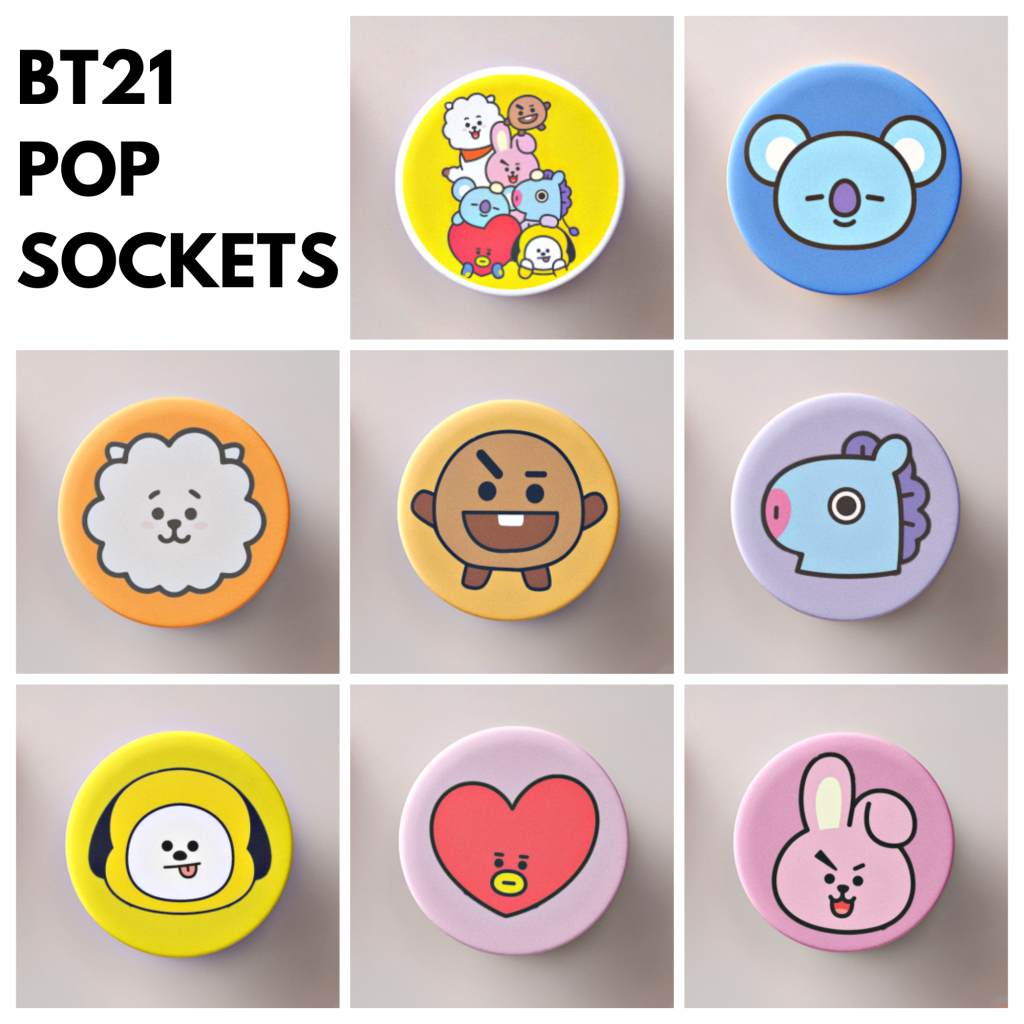 BT21 POP SOCKETS – THEKFANDOMSTORE