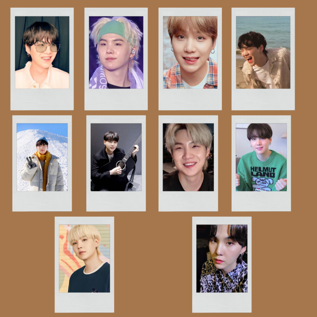 BTS - Suga Boyfriend Polaroid Pack - THEKFANDOMSTORE
