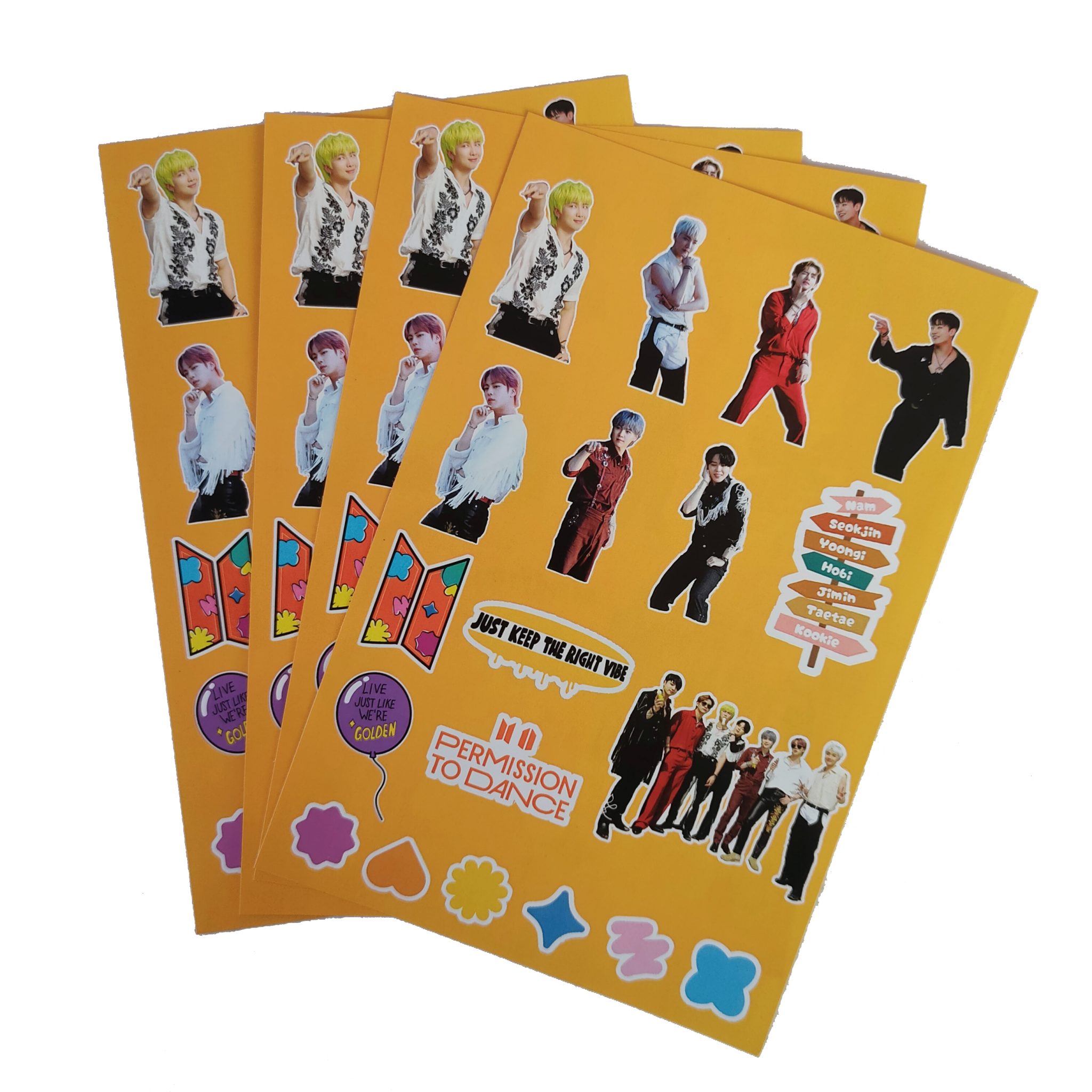 BTS – PTD – Sticker Sheet – THEKFANDOMSTORE