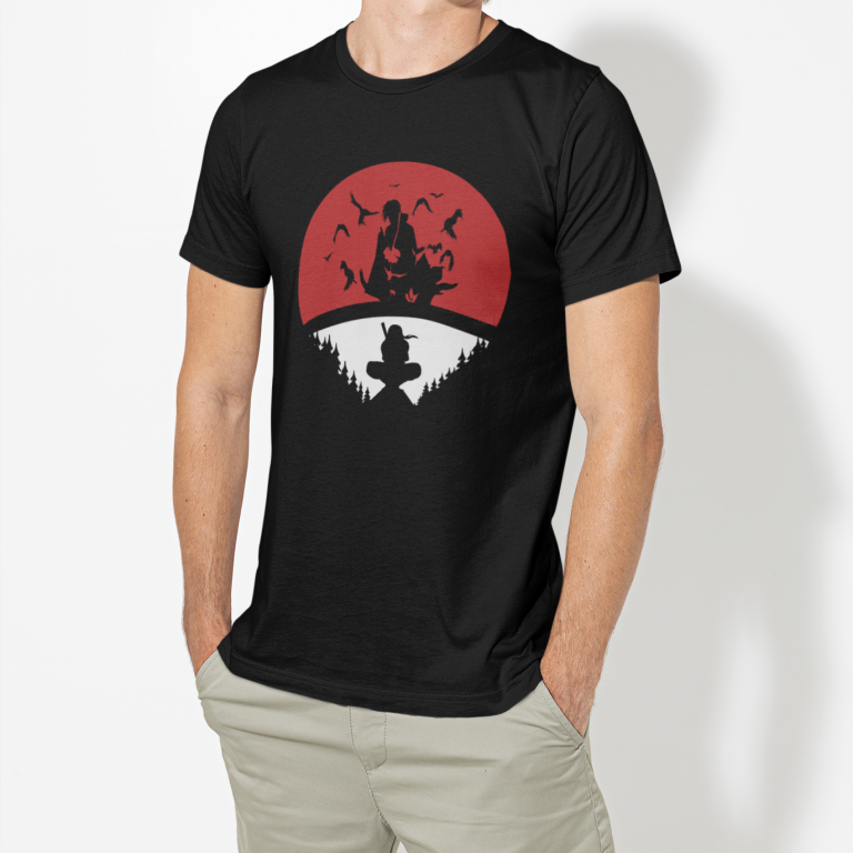 Naruto – Itachi Uchiha Flag T-Shirt – THEKFANDOMSTORE