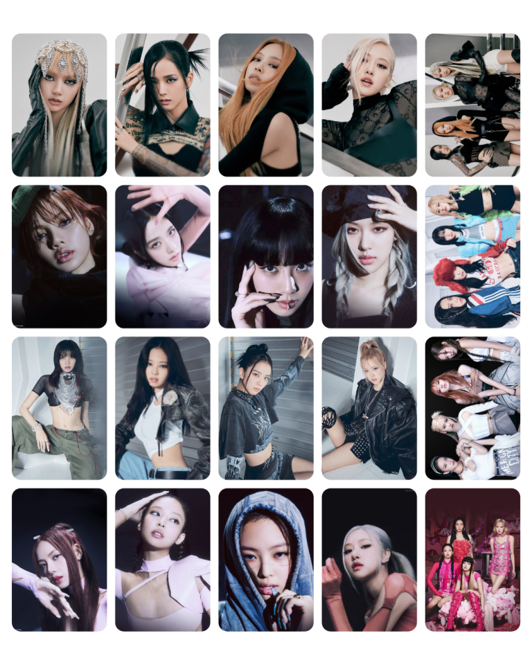 Blackpink- Born Pink Photocards – THEKFANDOMSTORE