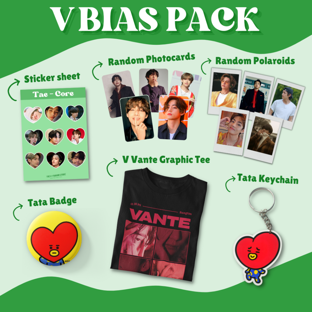 BTS V Bias Pack #2 – THEKFANDOMSTORE