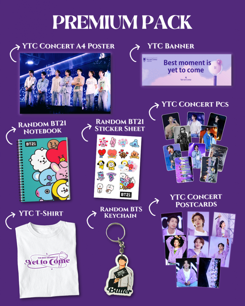 BTS Yet To Come Concert Pack (Premium Pack) – THEKFANDOMSTORE