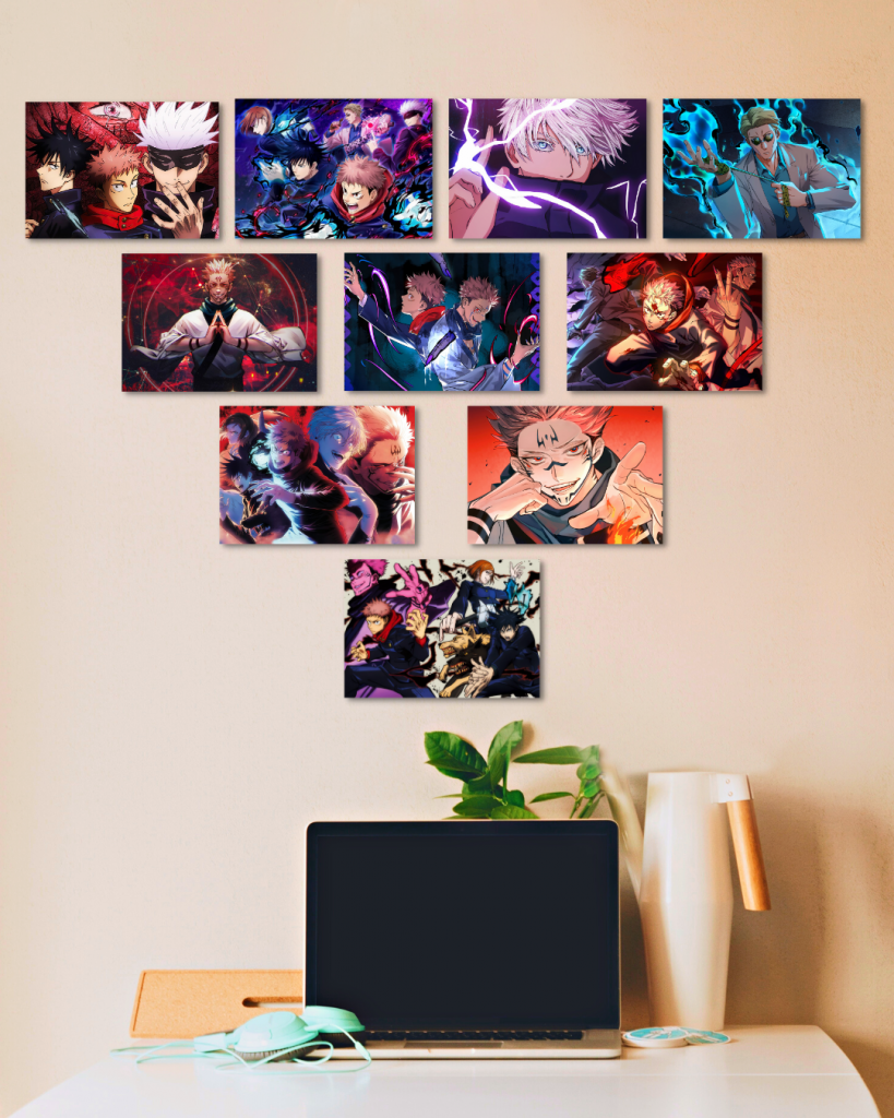 Jujutsu Kaisen Poster – Pack of 10 A4 Size Posters – THEKFANDOMSTORE