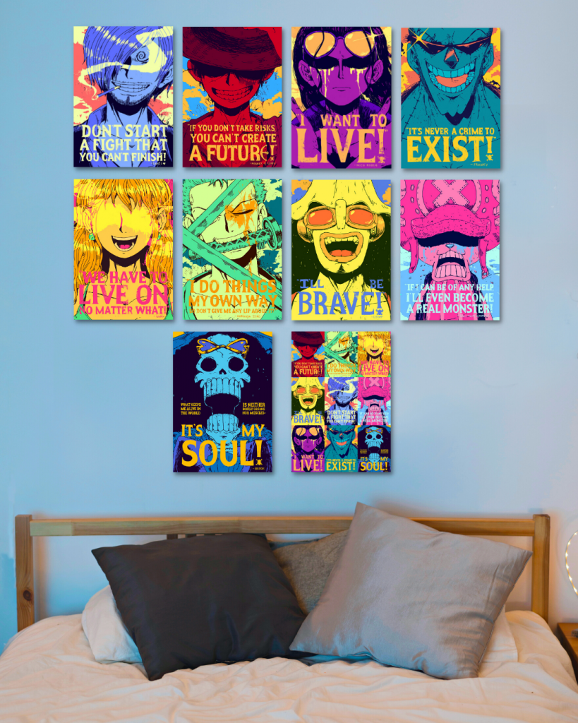 One Piece Quote Poster – Pack of 10 A4 Size Posters – THEKFANDOMSTORE
