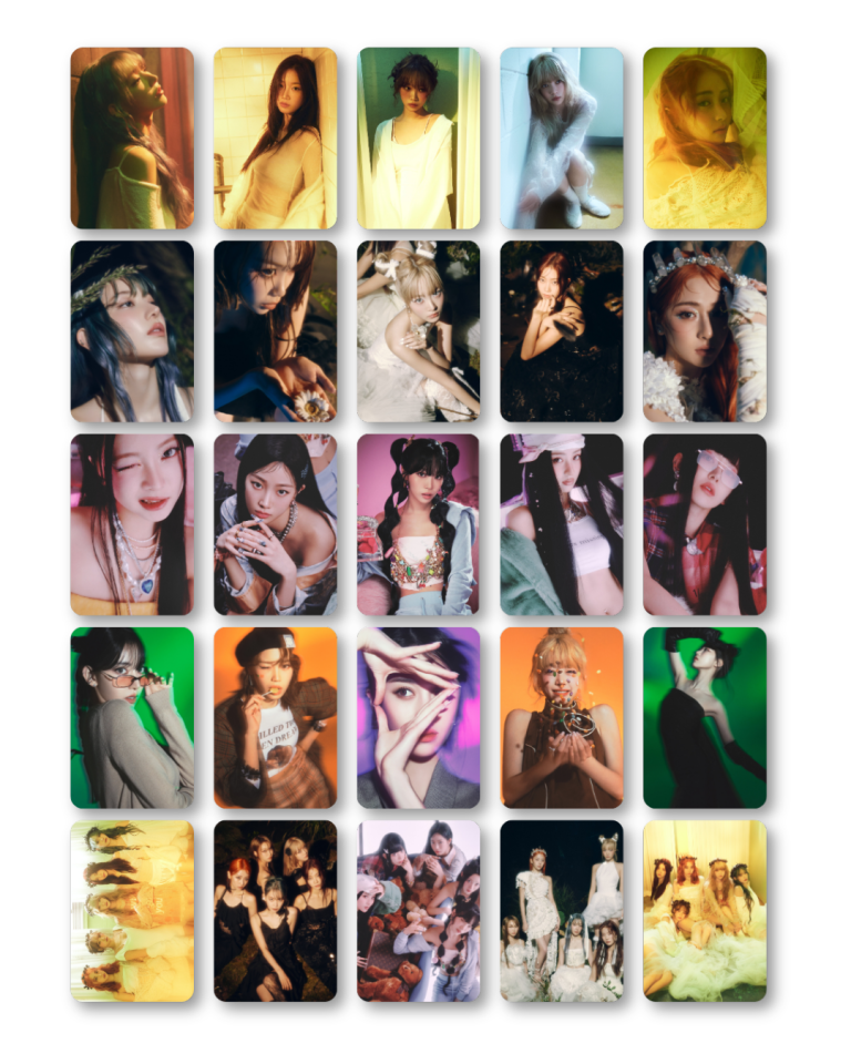 Le Sserafim - Easy Concept Photocards - THEKFANDOMSTORE